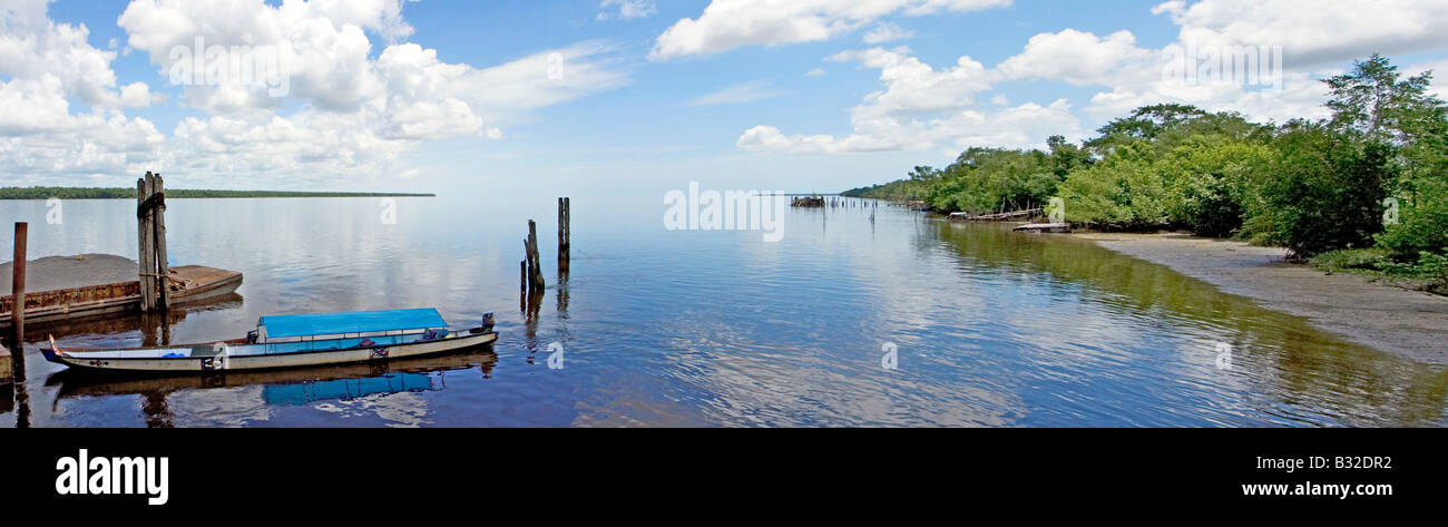 Coppename river.. Boskamp, Surinam Stock Photo - Alamy