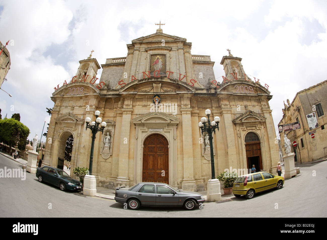 St Paul's Parish Church, Parish Square, Rabat, Malta Stock Photo - Alamy