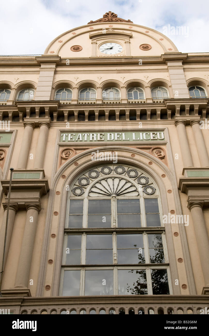 Barcelona gran del liceo liceu hi-res stock photography and images - Alamy