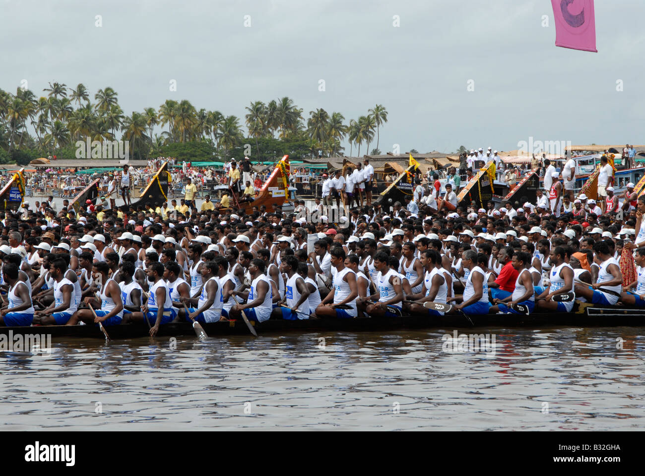 Nehru Trophy boat race at Alleppey,Kerala,India Stock Photo - Alamy