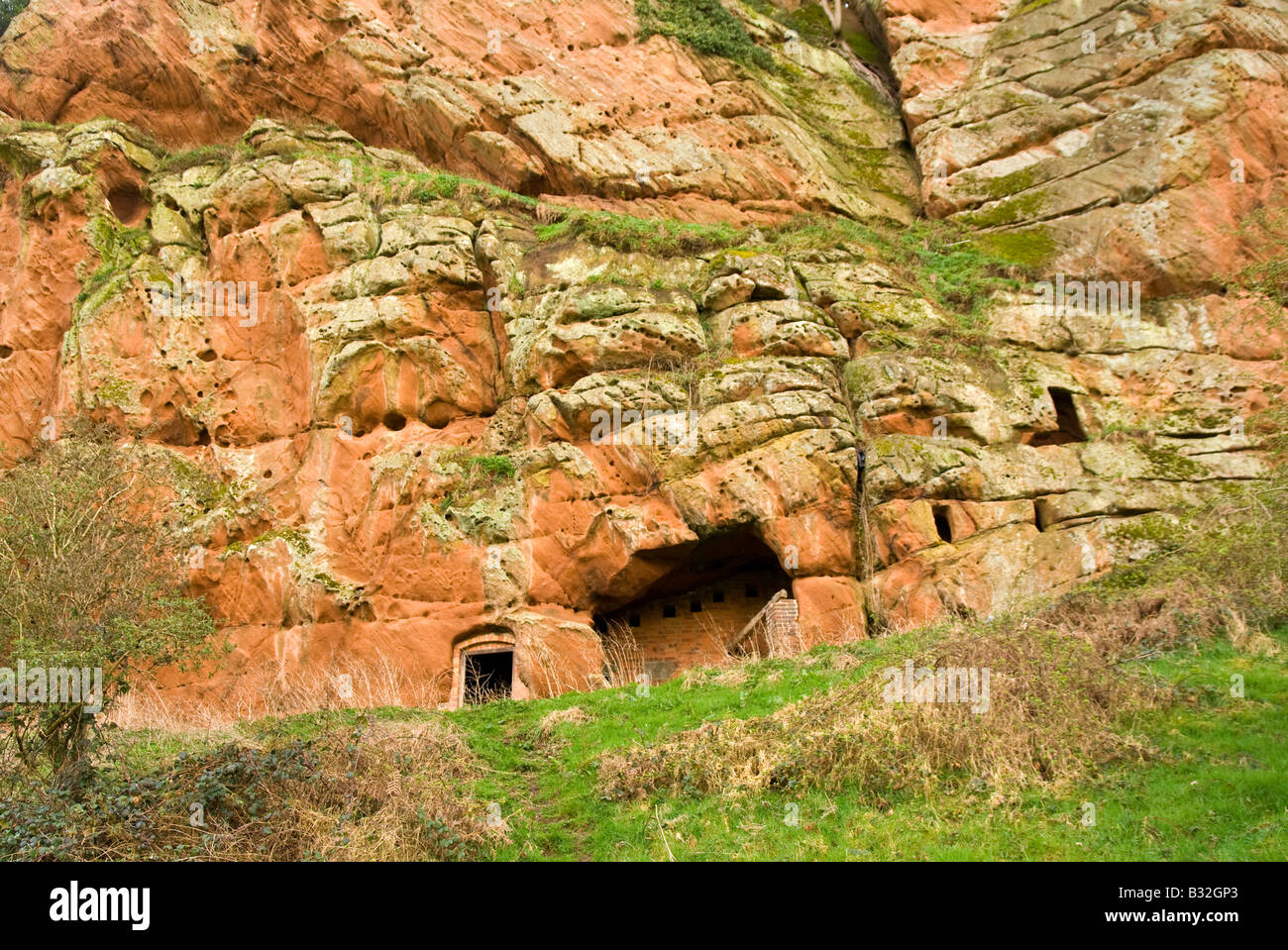 a sandstone cave Stock Photo - Alamy