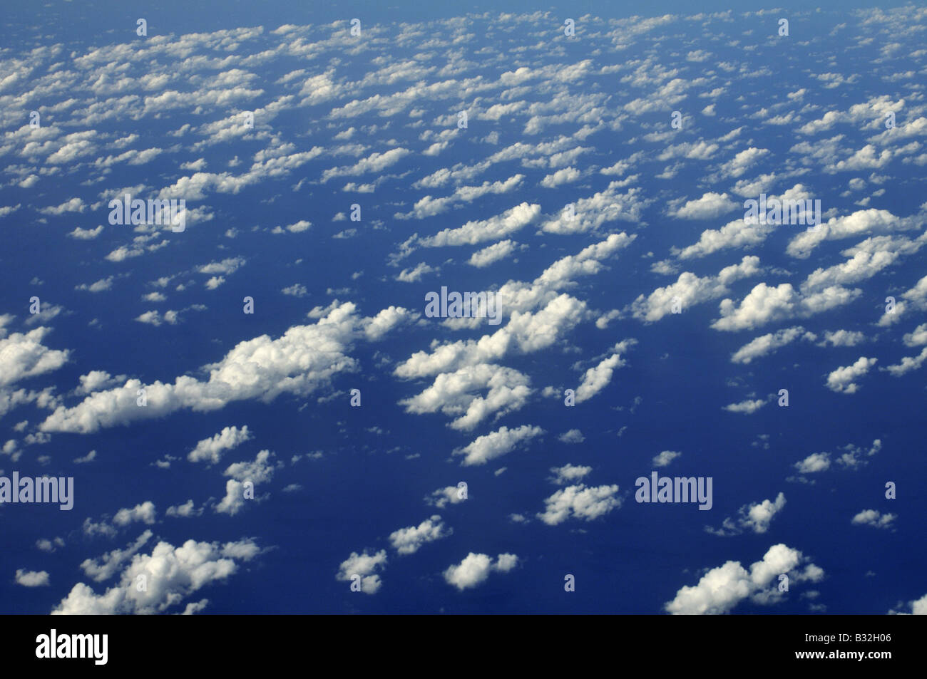 Aerial view of cloudscape above the sea Stock Photo - Alamy