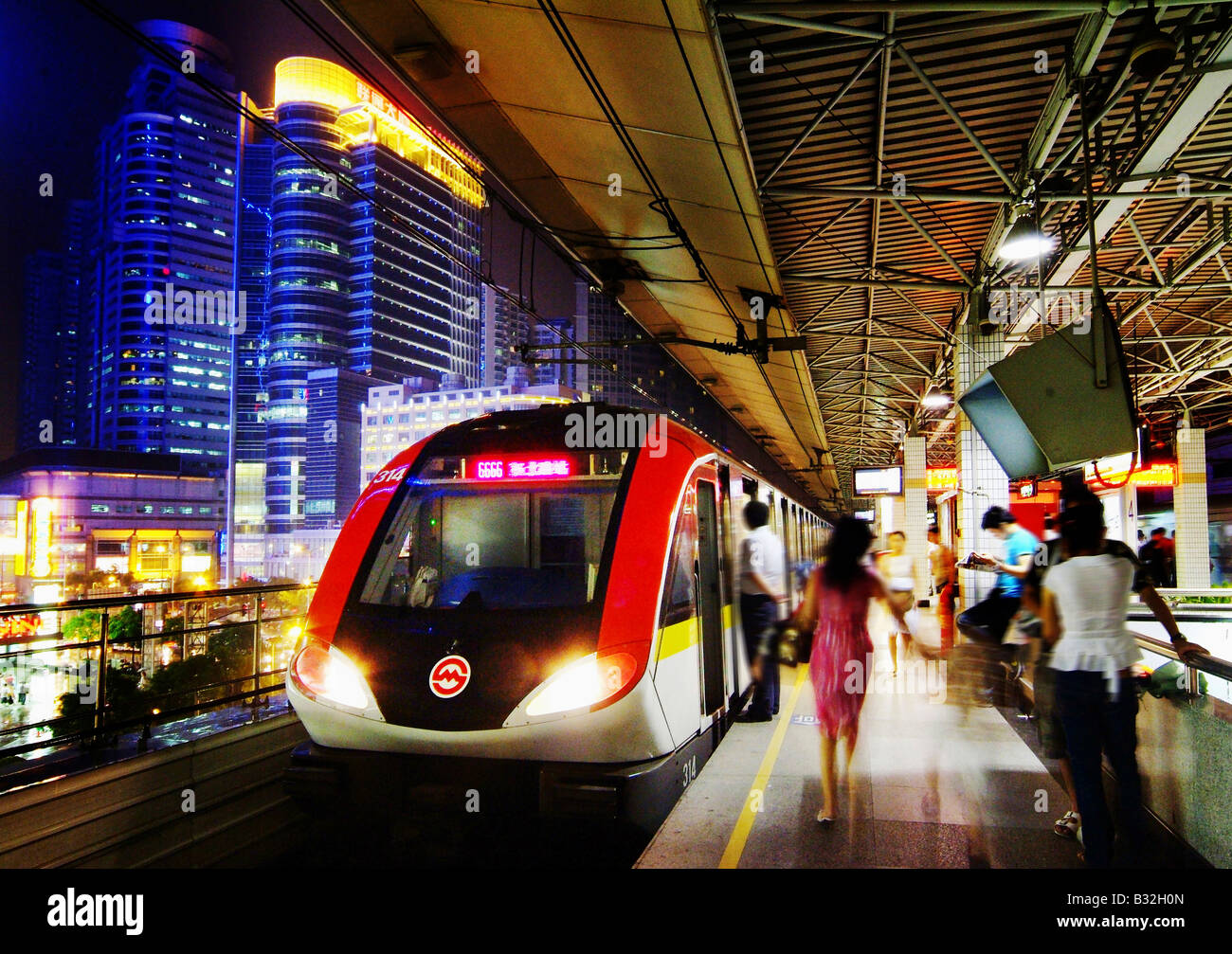 Subway In Shanghai,China Stock Photo - Alamy