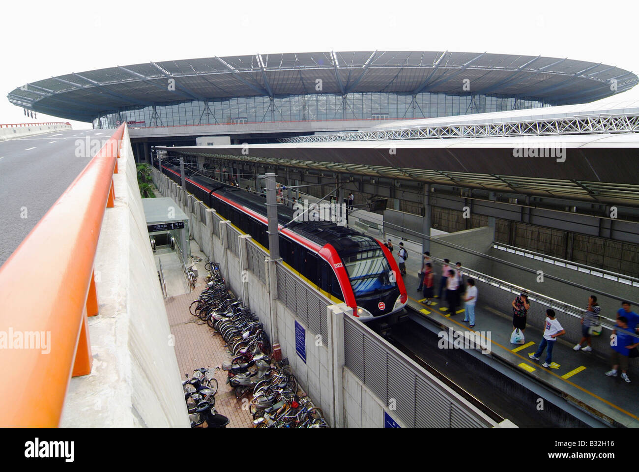 Subway Train In Shanghai,China Stock Photo - Alamy