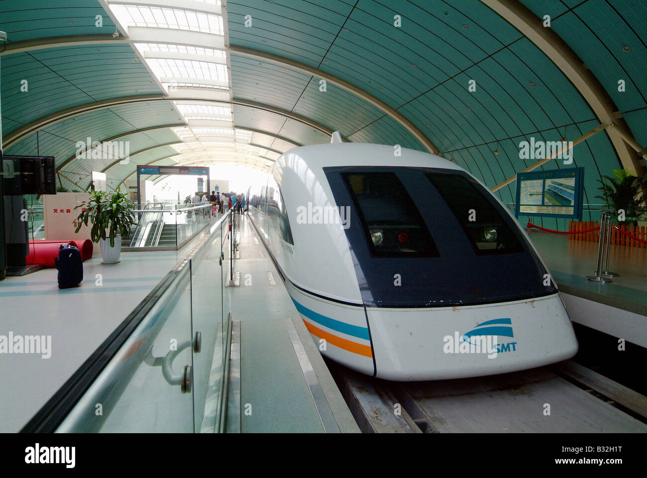 Subway Train In Shanghai,China Stock Photo - Alamy