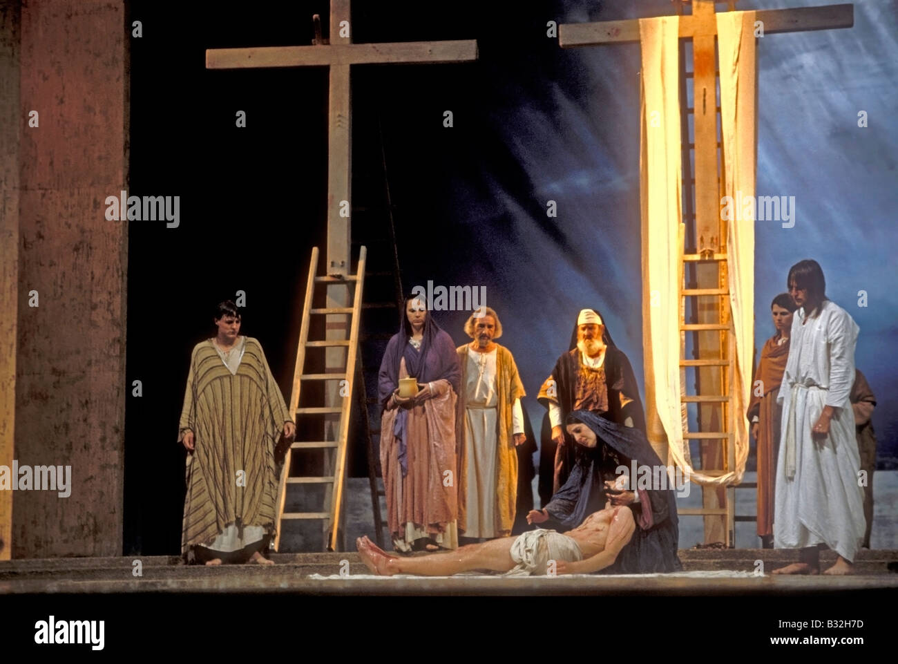 Oberammergau Passion Play Bavaria Germany Europe Stock Photo - Alamy
