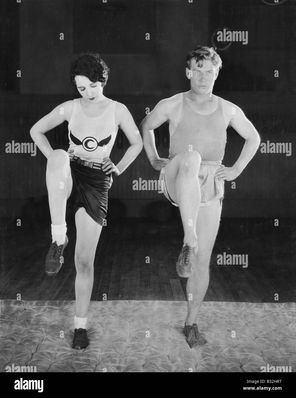 Balancing balance leg Black and White Stock Photos & Images - Alamy