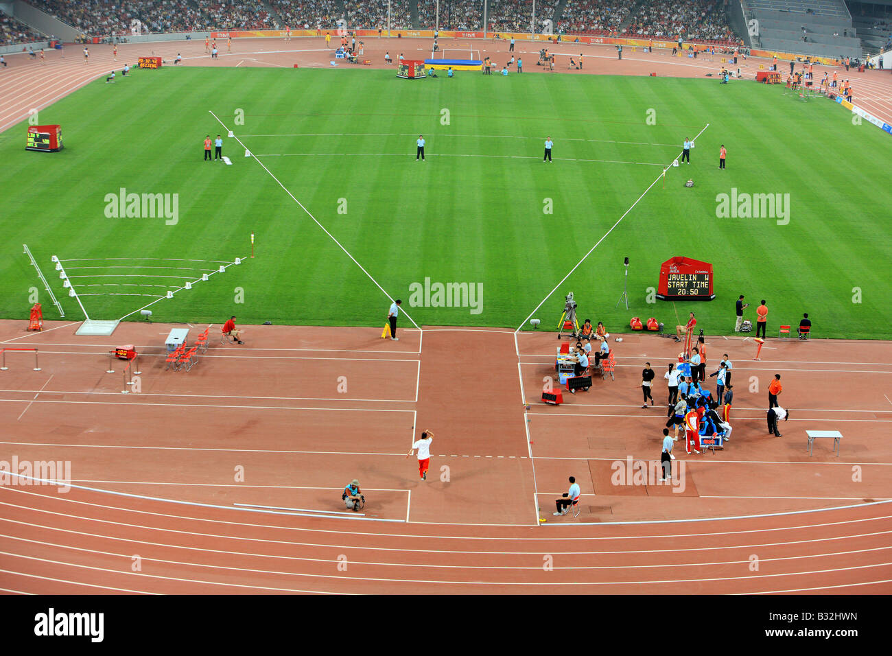 National Stadium,Ground Track Field,Beijing,China Stock Photo - Alamy