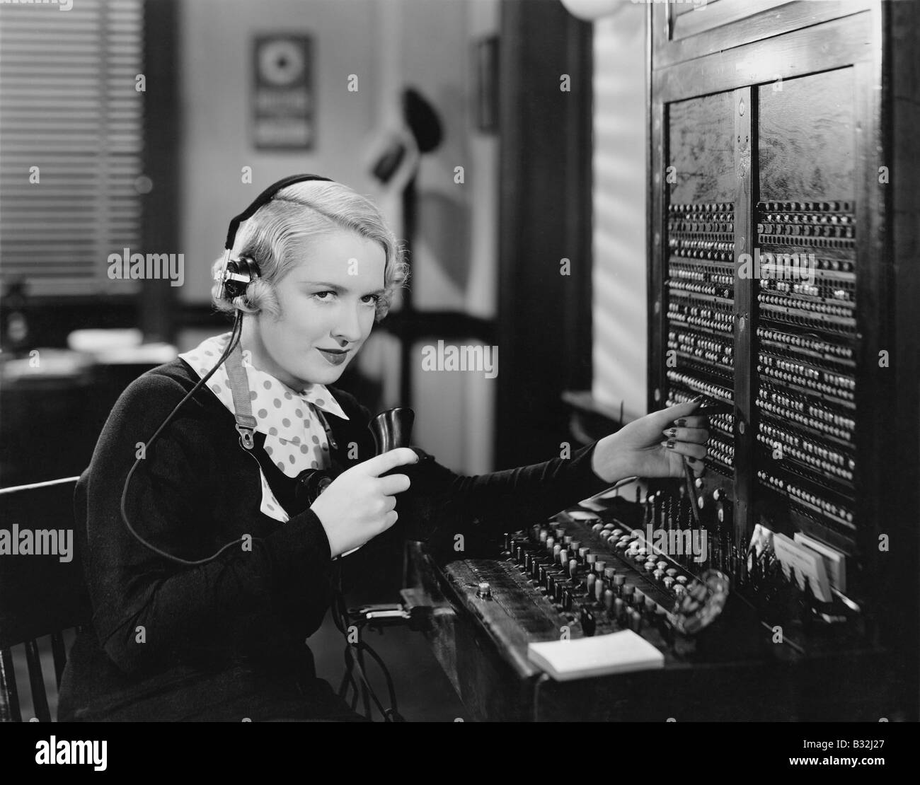 Switchboard operator hi-res stock photography and images - Alamy