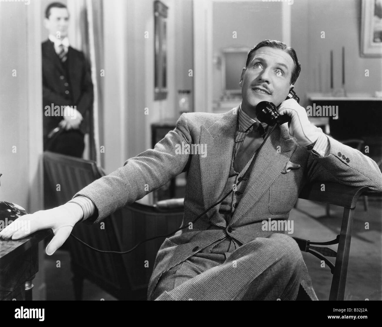 Men calling Black and White Stock Photos & Images - Alamy