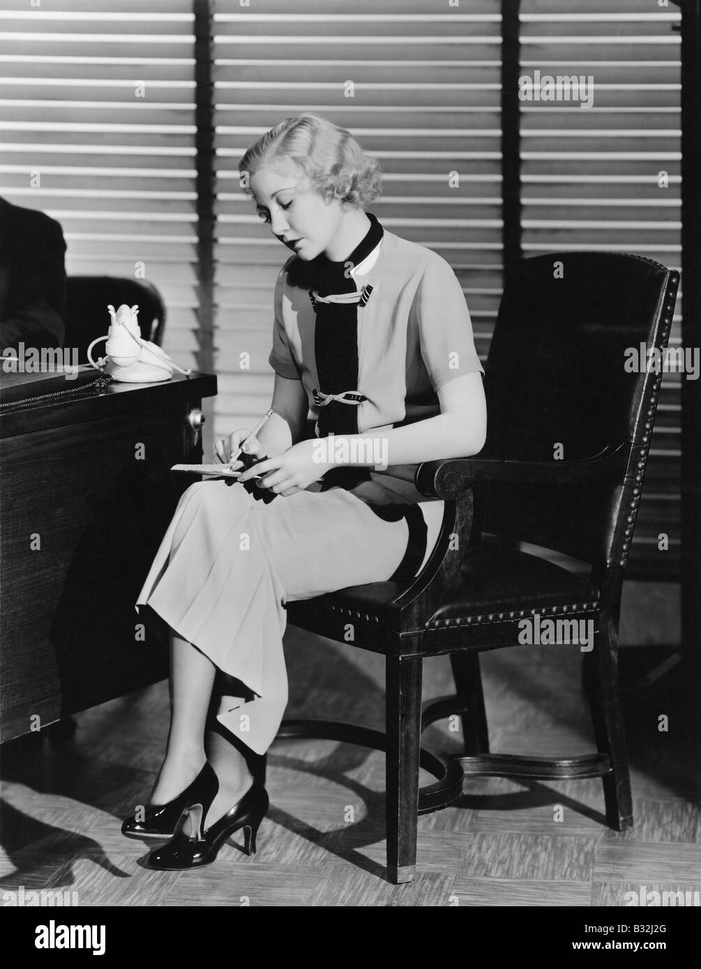 Secretary the Black and White Stock Photos & Images - Alamy