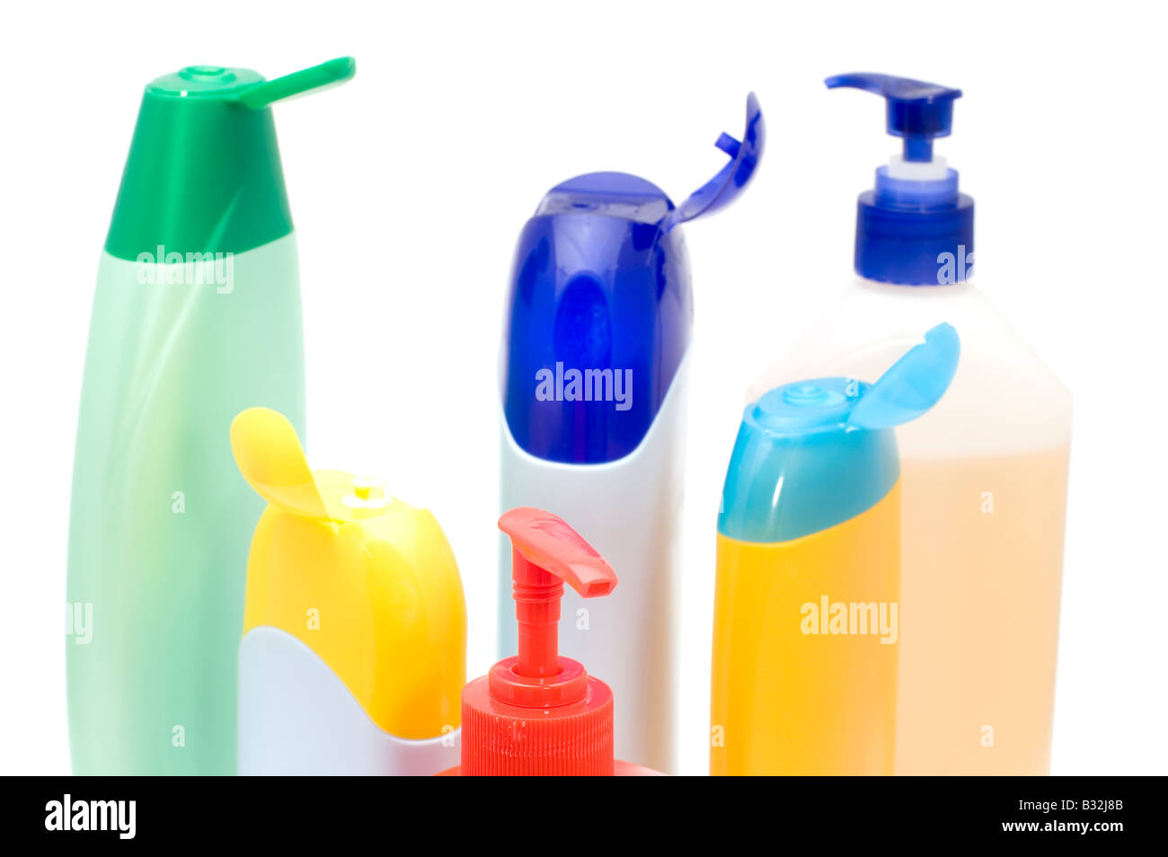 object on white container for shampoo Stock Photo - Alamy