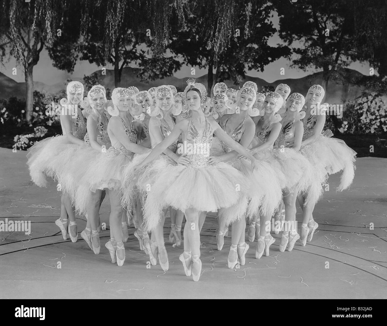 Group ballerinas Black and White Stock Photos & Images - Alamy