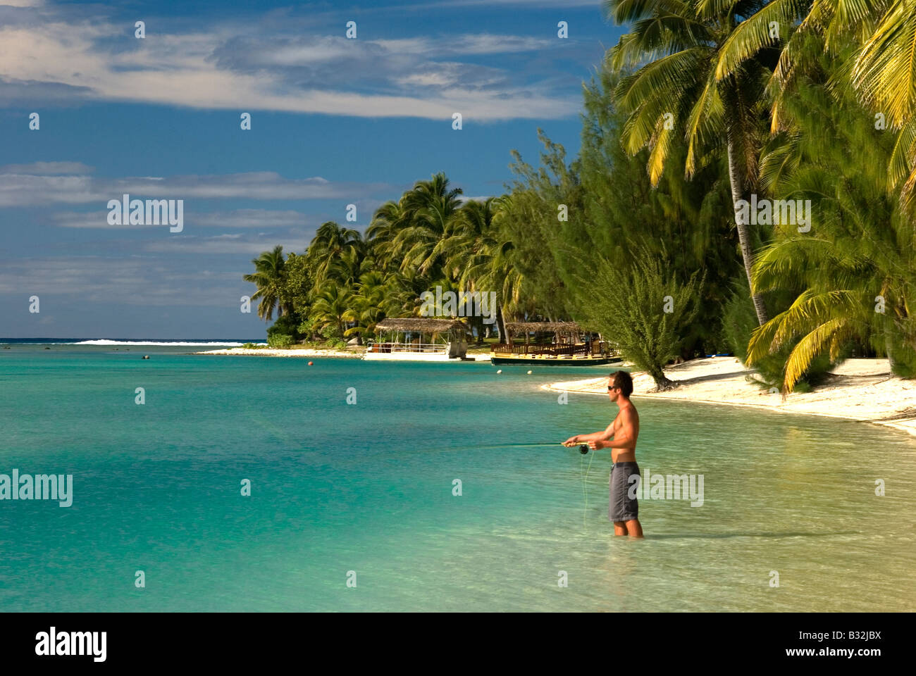 Cook islands fishing hi-res stock photography and images - Alamy