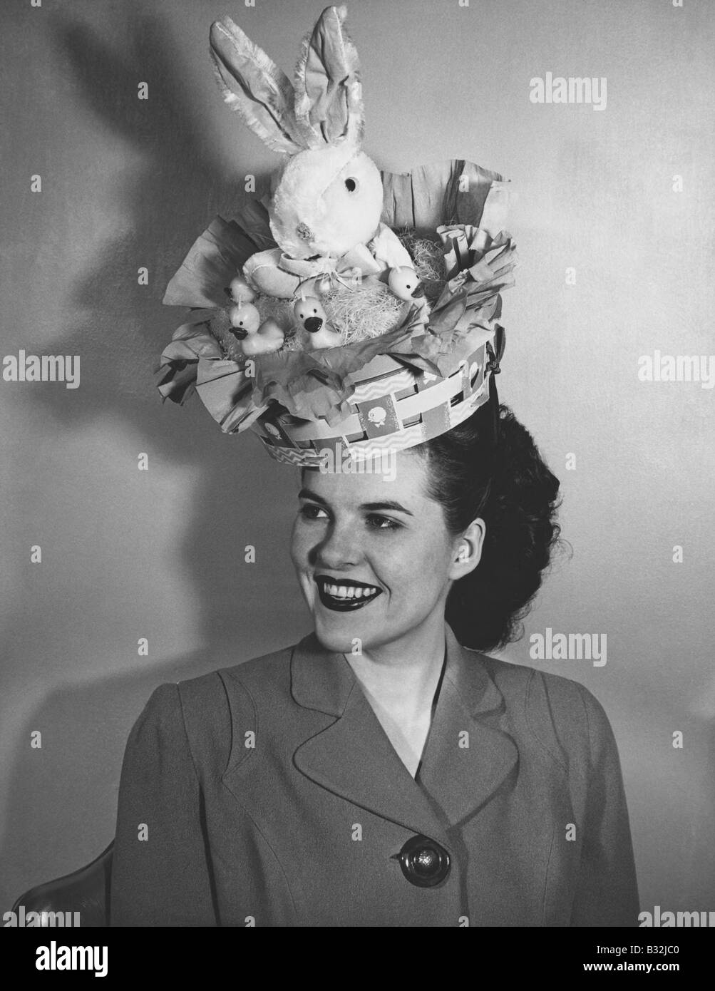 Big bonnet Black and White Stock Photos & Images - Alamy