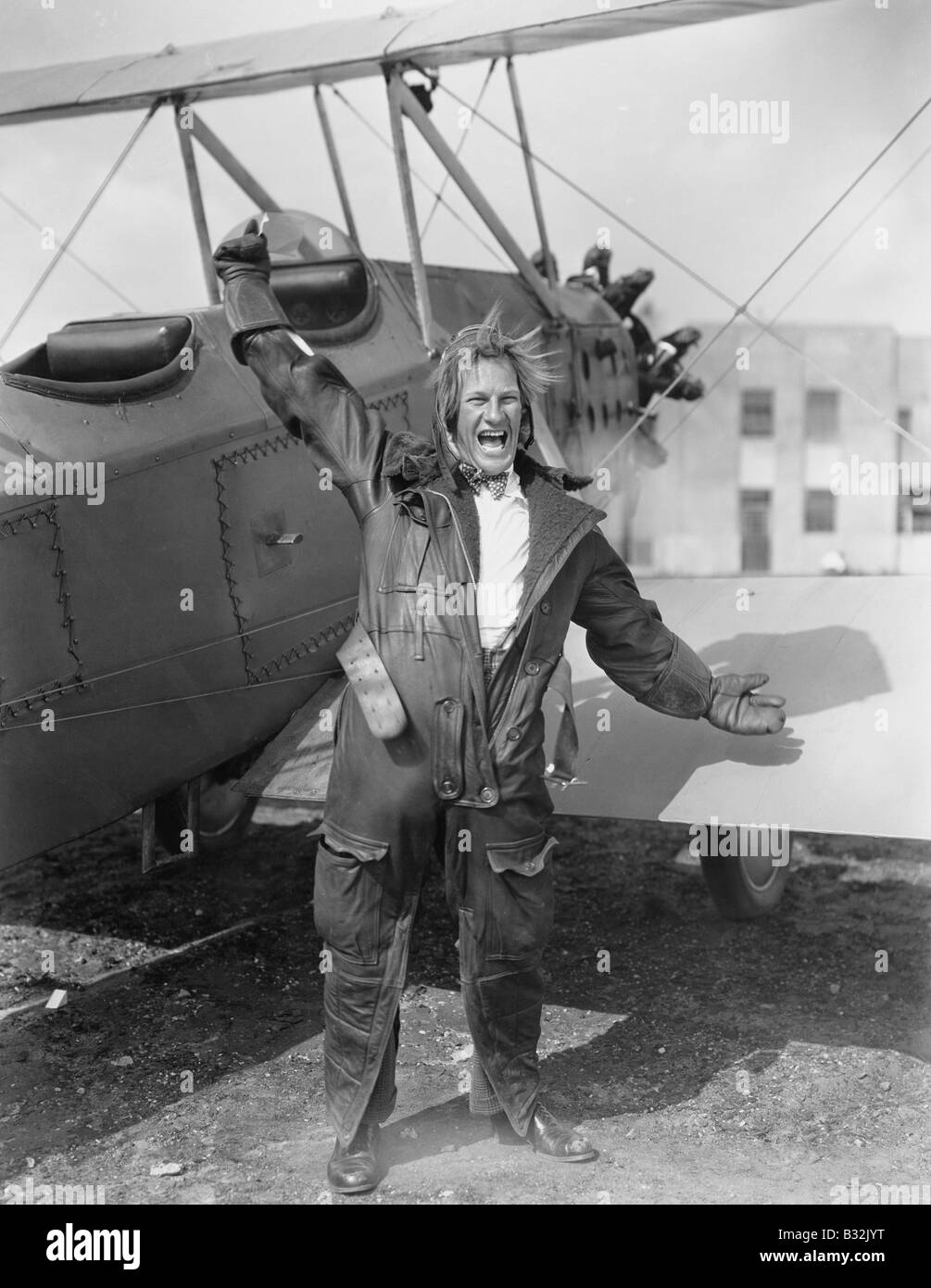 Historical airplane pilots hi-res stock photography and images - Alamy