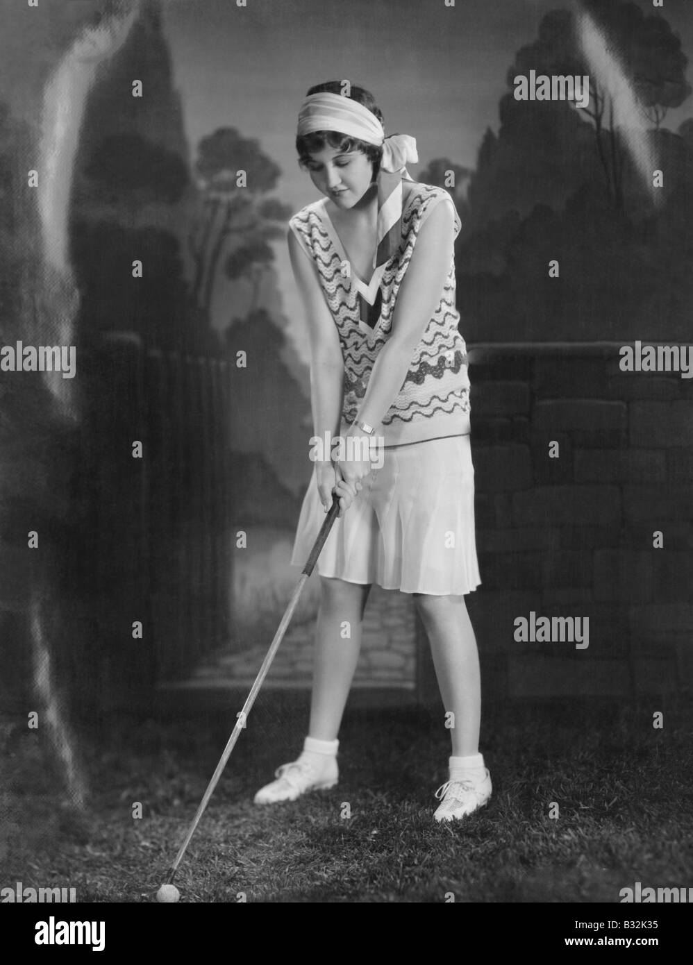 Teed up and ready to play Stock Photo - Alamy