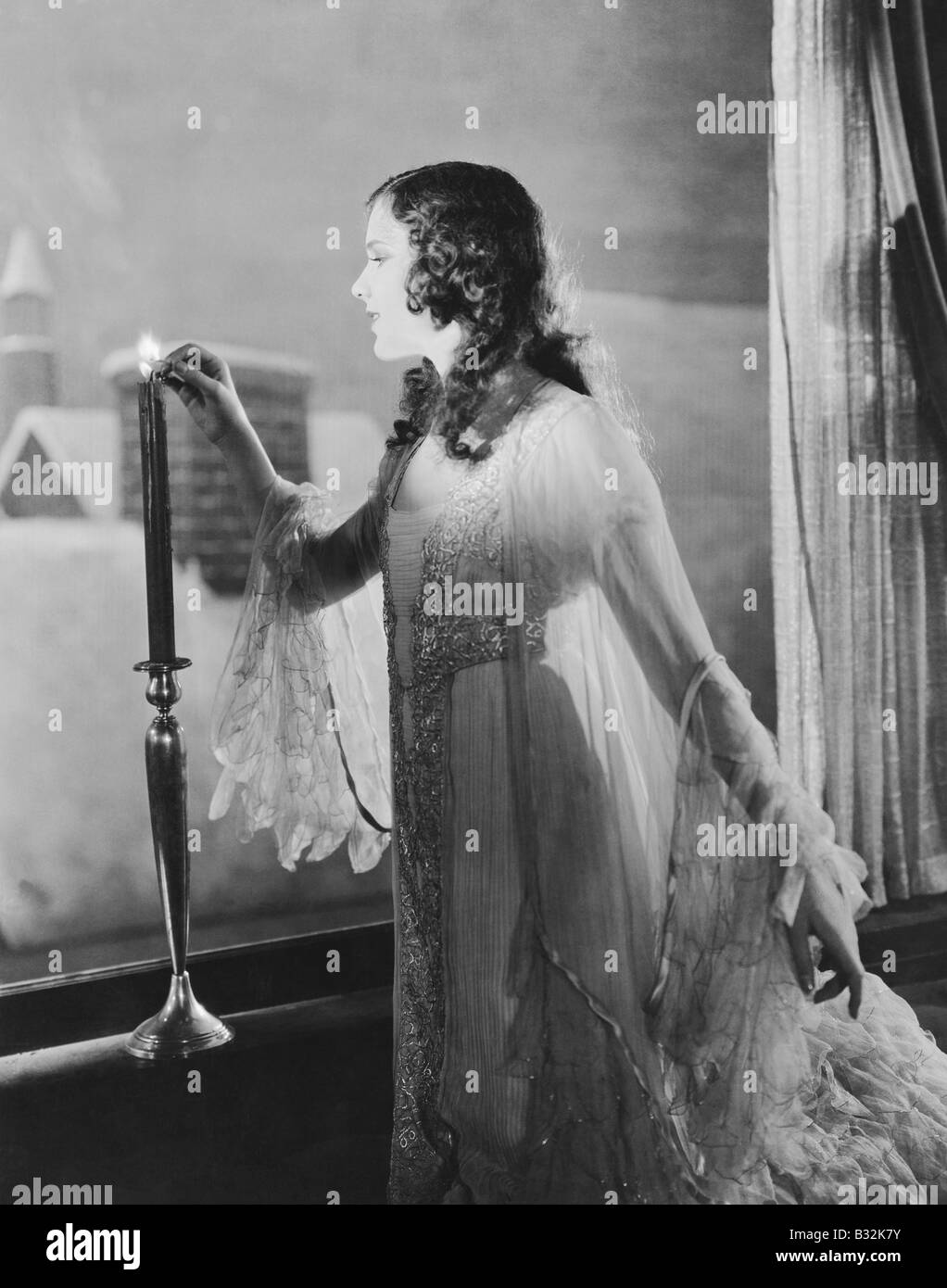 Adult person on winter Black and White Stock Photos & Images - Alamy