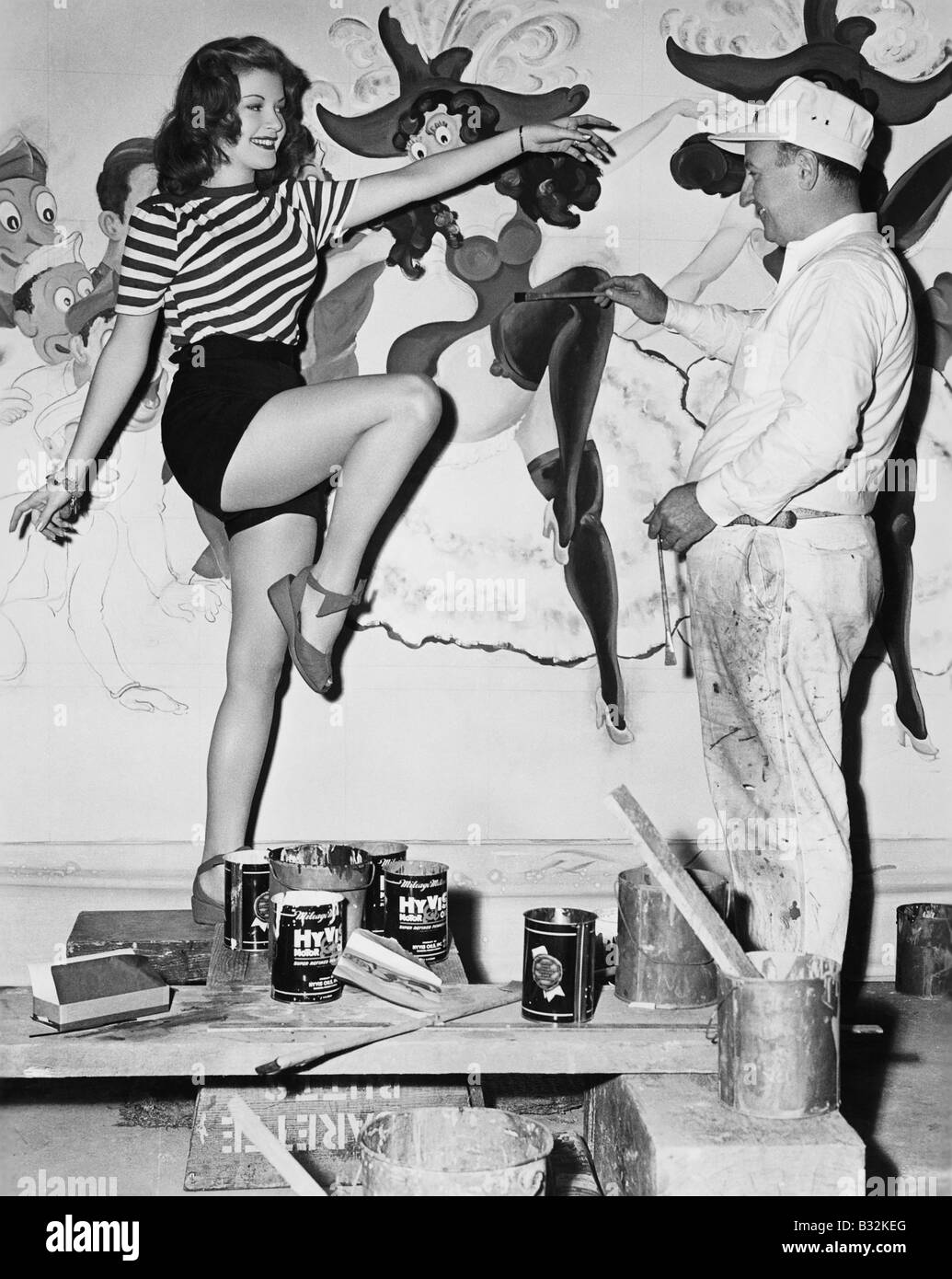 Posing skill Black and White Stock Photos & Images - Alamy