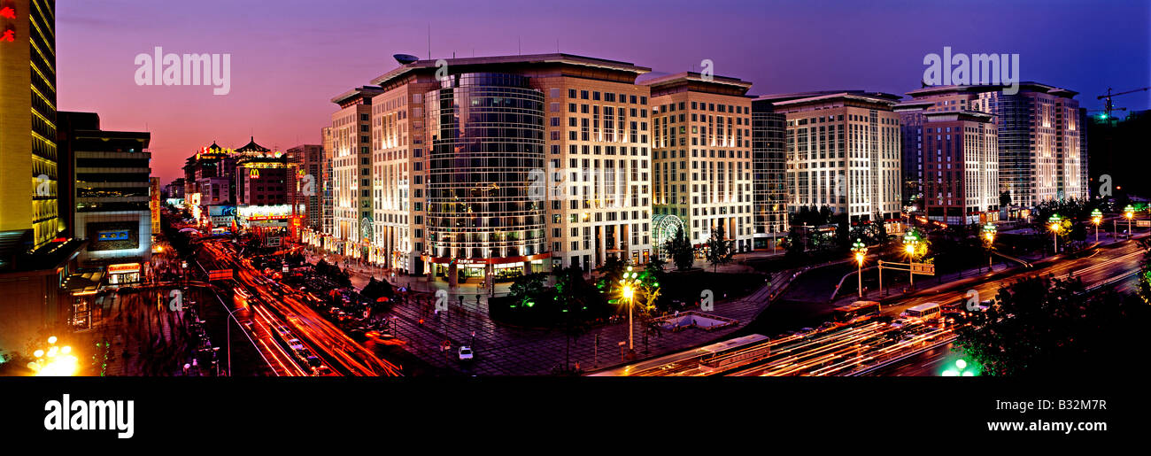 Eastern And New World,Beijing,China Stock Photo - Alamy