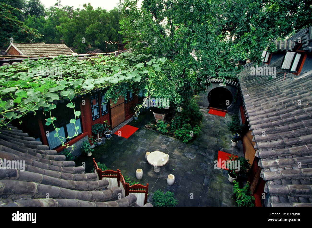 Traditional Structure In Hutong,Beijing,China Stock Photo - Alamy