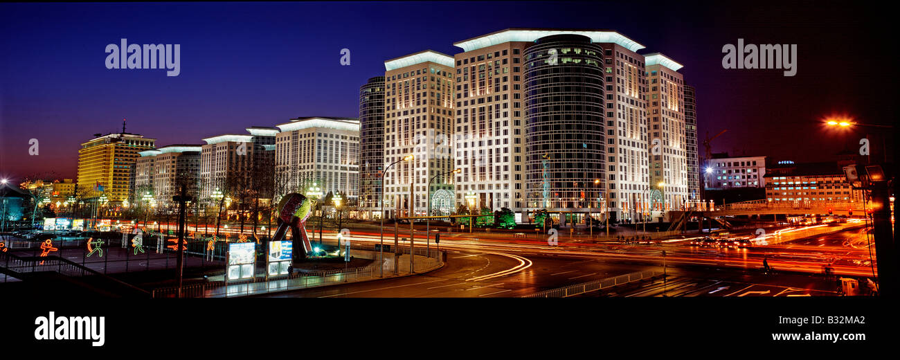 Eastern And New World,Beijing,China Stock Photo - Alamy