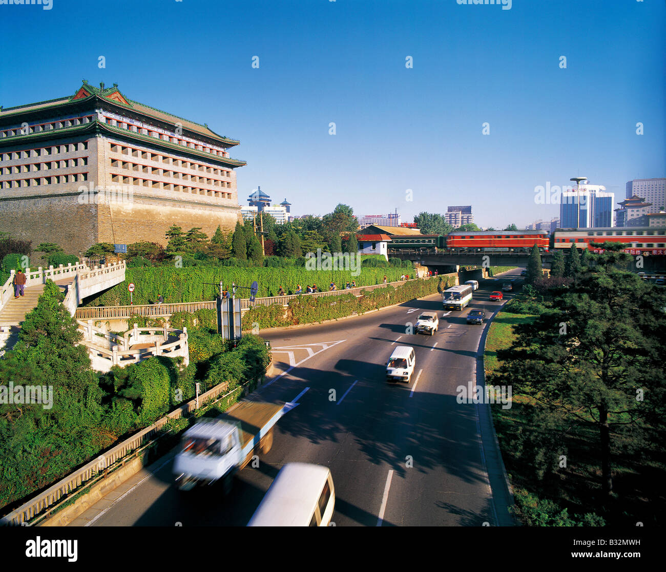 Beijing cityscape sun hi-res stock photography and images - Alamy