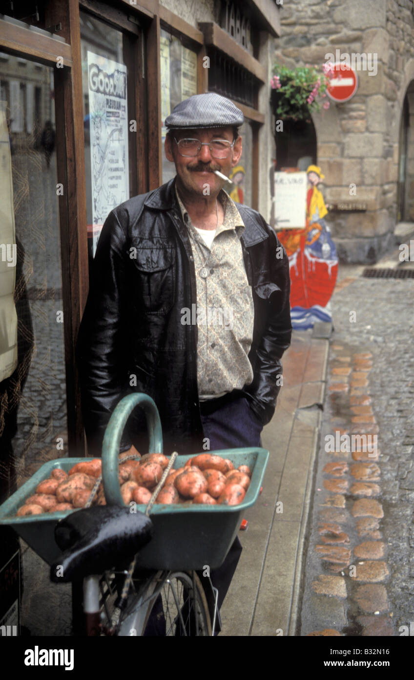 Brittany Potato man Stock Photo - Alamy