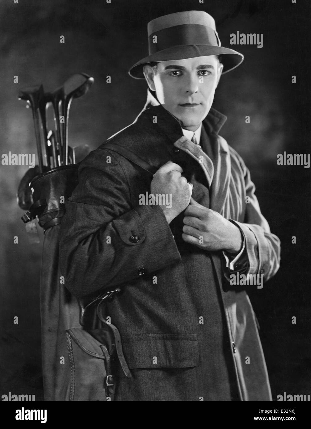 Portrait man ready golf hi-res stock photography and images - Alamy