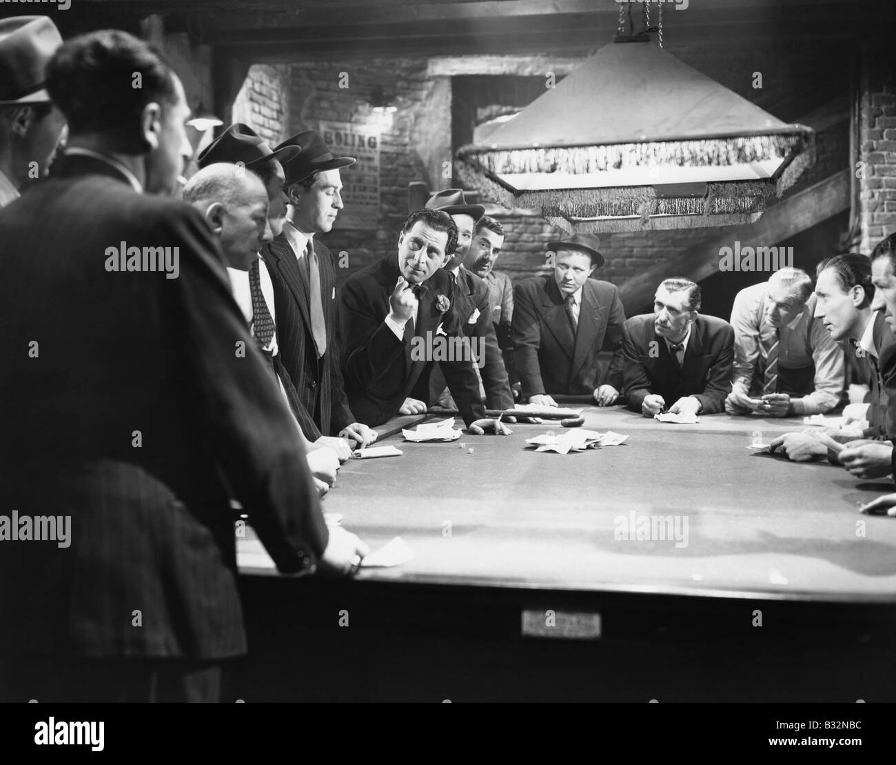 Meeting young colleagues table Black and White Stock Photos & Images ...