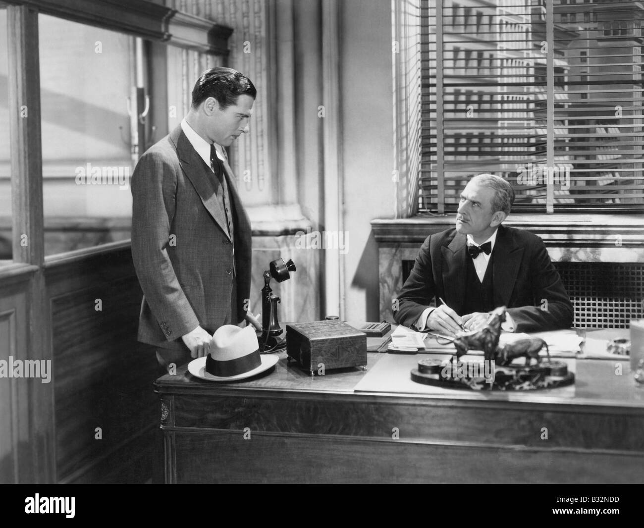 Caucasian boss Black and White Stock Photos & Images - Alamy