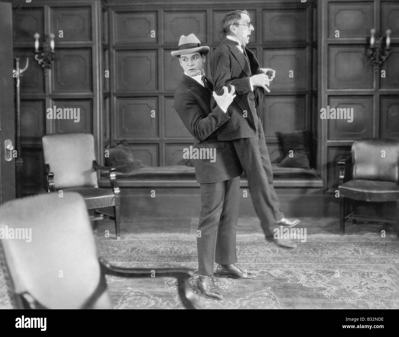 Fearful man Black and White Stock Photos & Images - Alamy