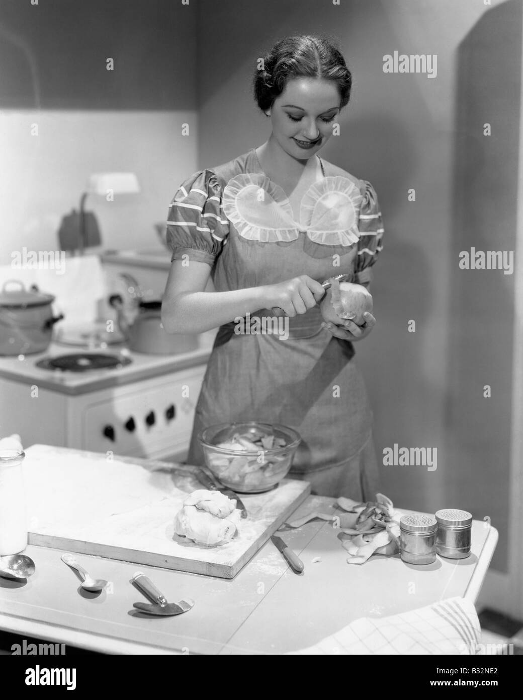 Dessert ingredient cooking Black and White Stock Photos & Images - Alamy