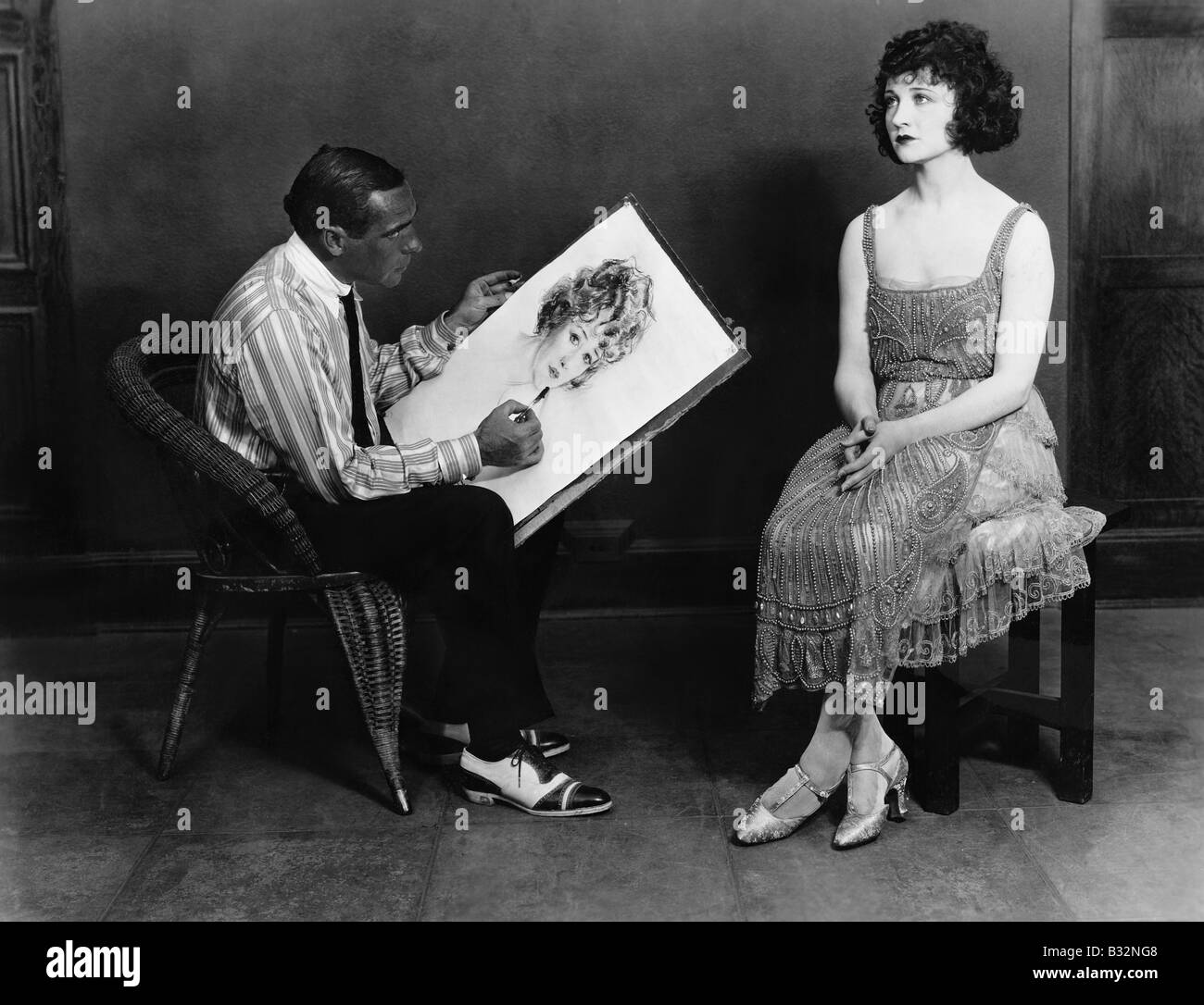 Skillful poses Black and White Stock Photos & Images - Alamy