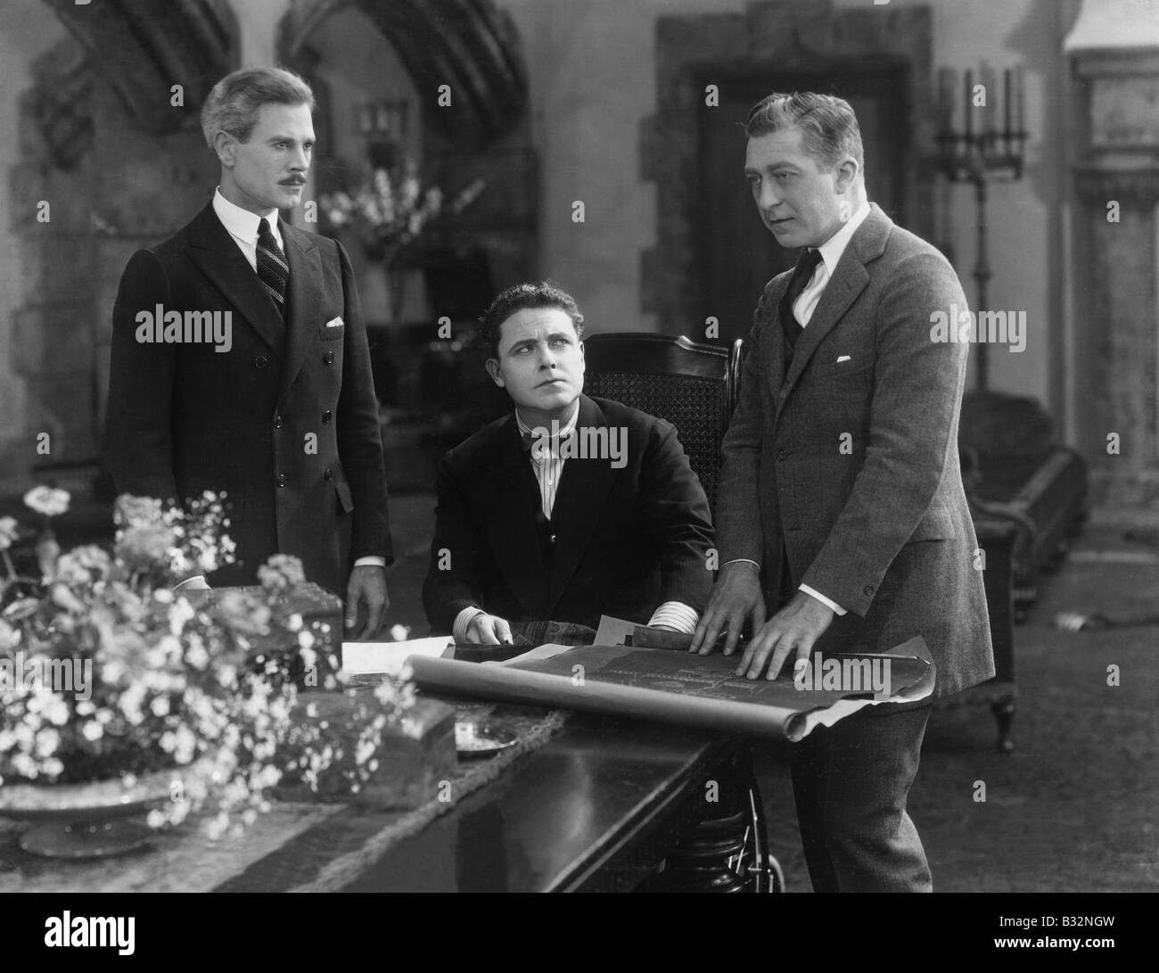 Meeting of three businessmen Stock Photo - Alamy