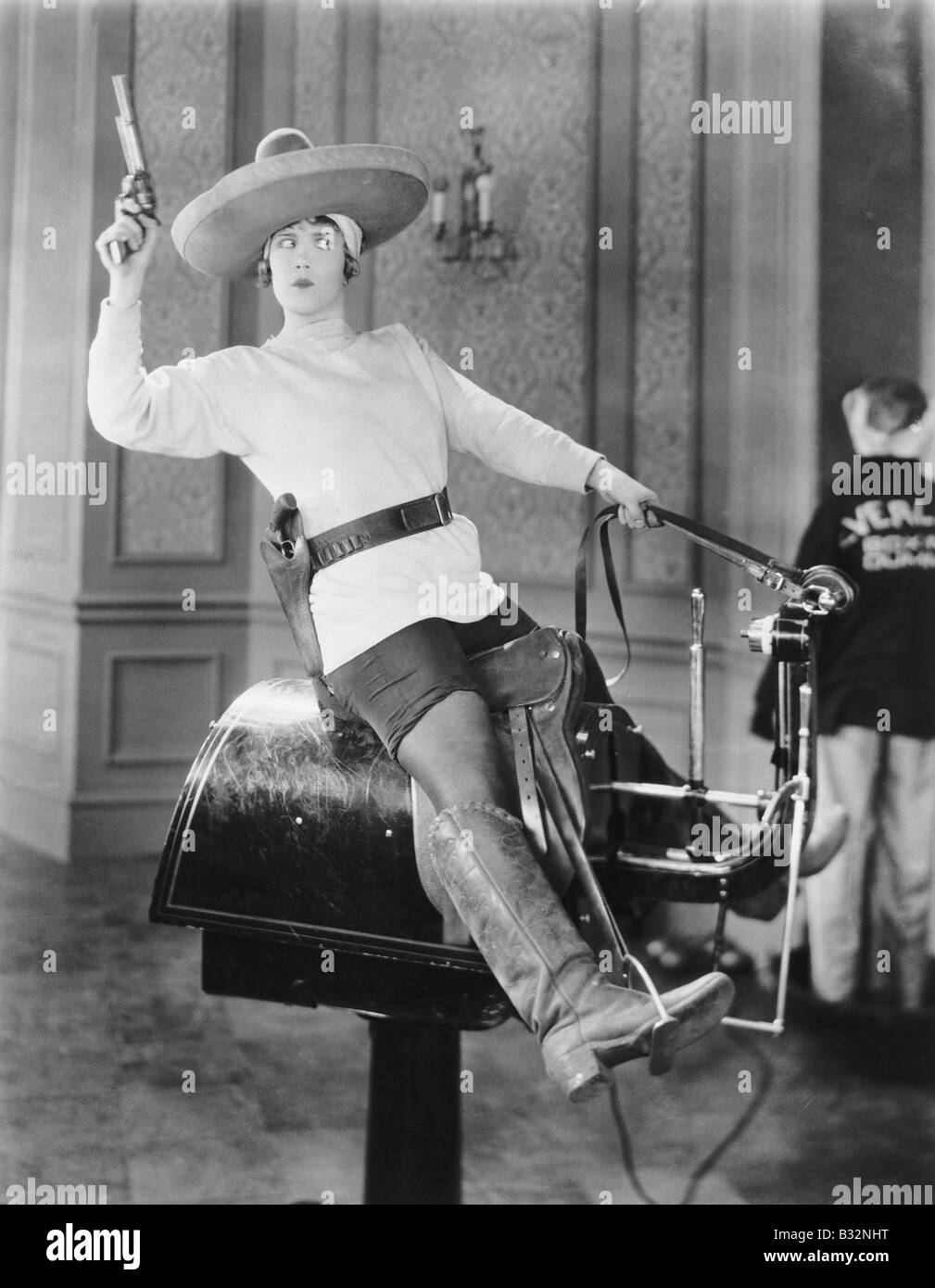 Cowgirl lifestyle Black and White Stock Photos & Images - Alamy