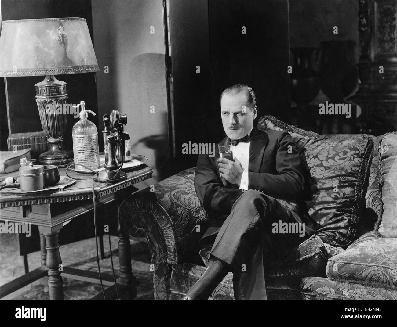 Thoughtful sofa Black and White Stock Photos & Images - Alamy