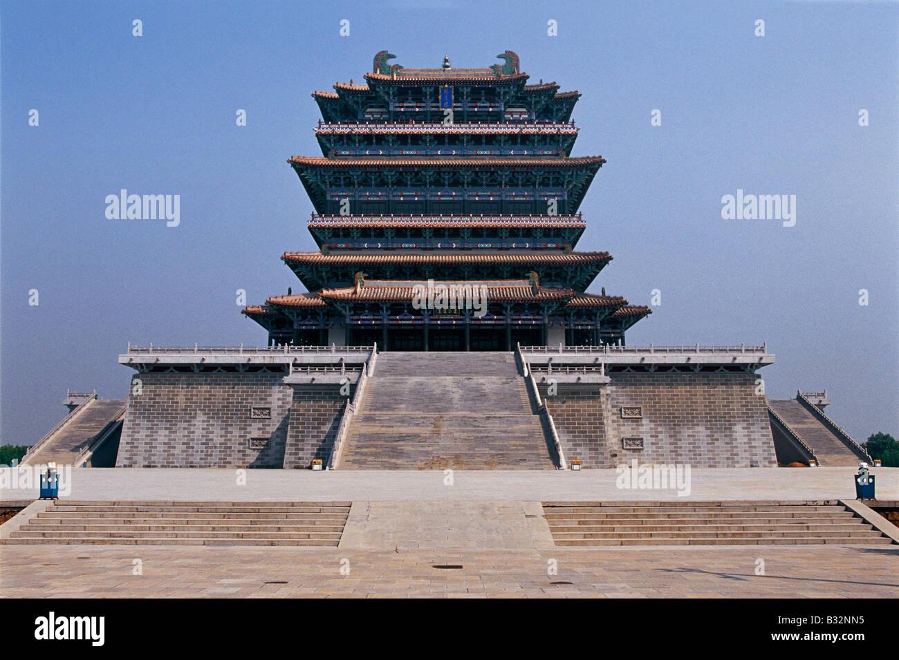 Archaic Tower In Shanxi,China Stock Photo - Alamy