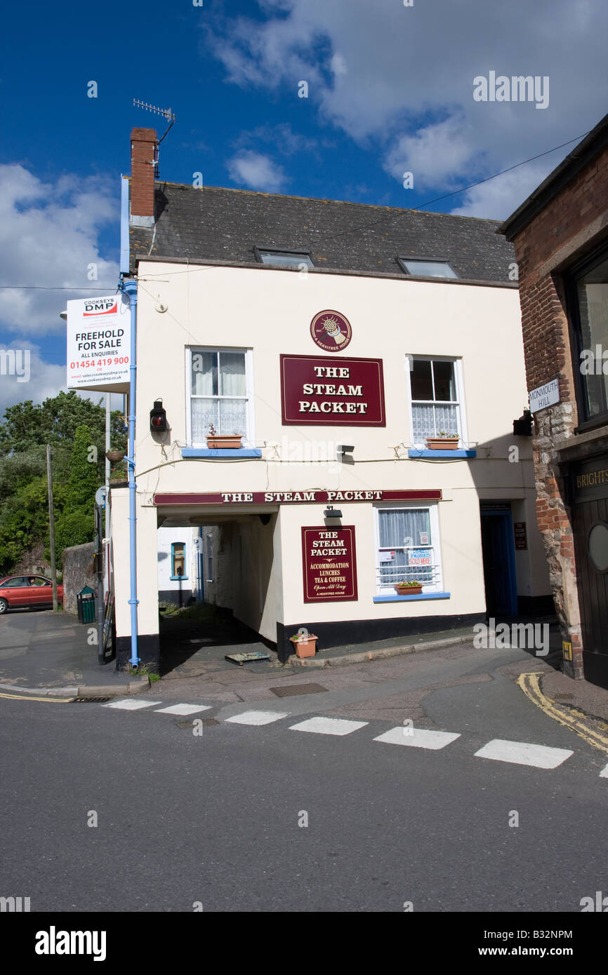 The Steam Packet Pub in Topsham Devon Stock Photo - Alamy