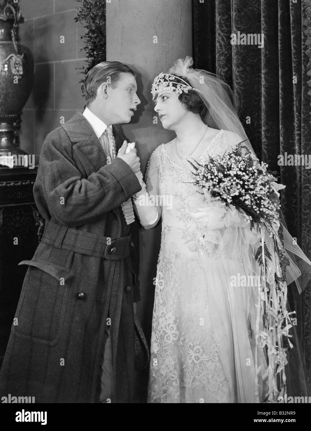 Man and bride having passionate moment Stock Photo - Alamy