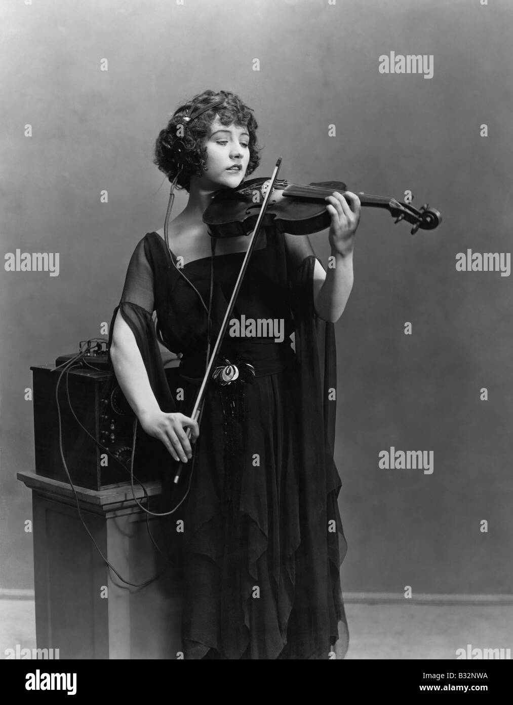 Music playing device Black and White Stock Photos & Images - Alamy