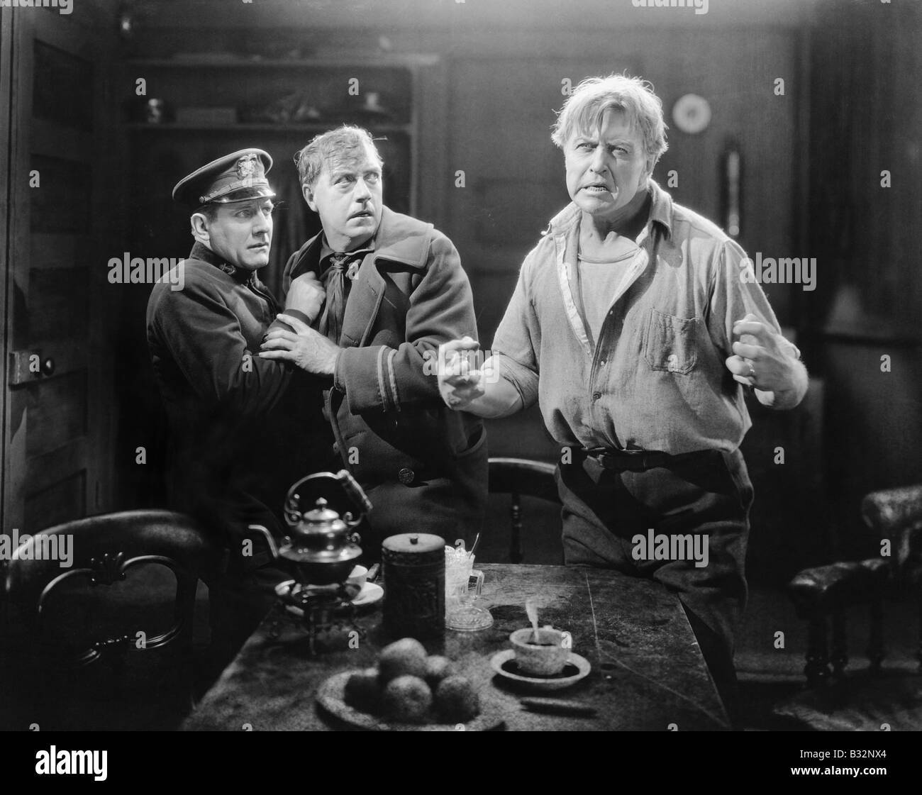 Fearful adult male Black and White Stock Photos & Images - Alamy