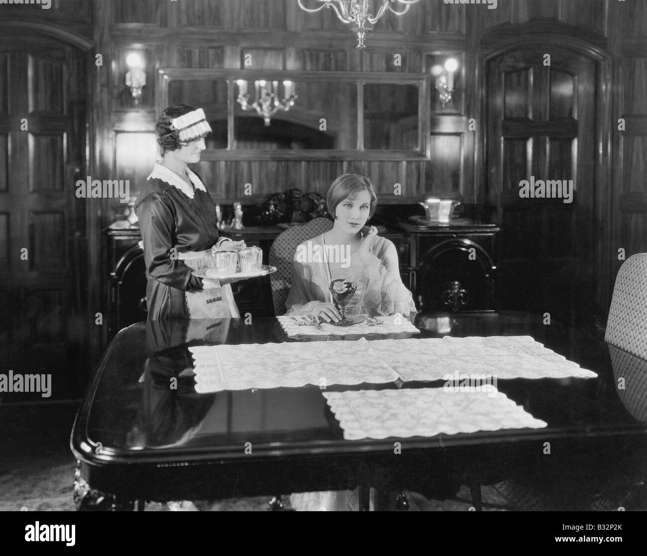 Servant maid maids hi-res stock photography and images - Alamy