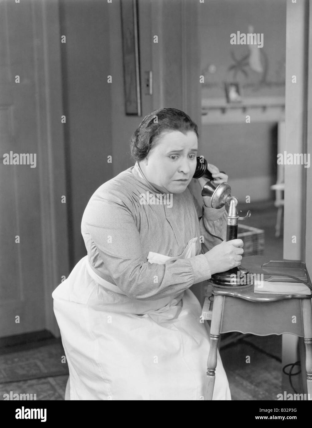 Emotions worried Black and White Stock Photos & Images - Alamy