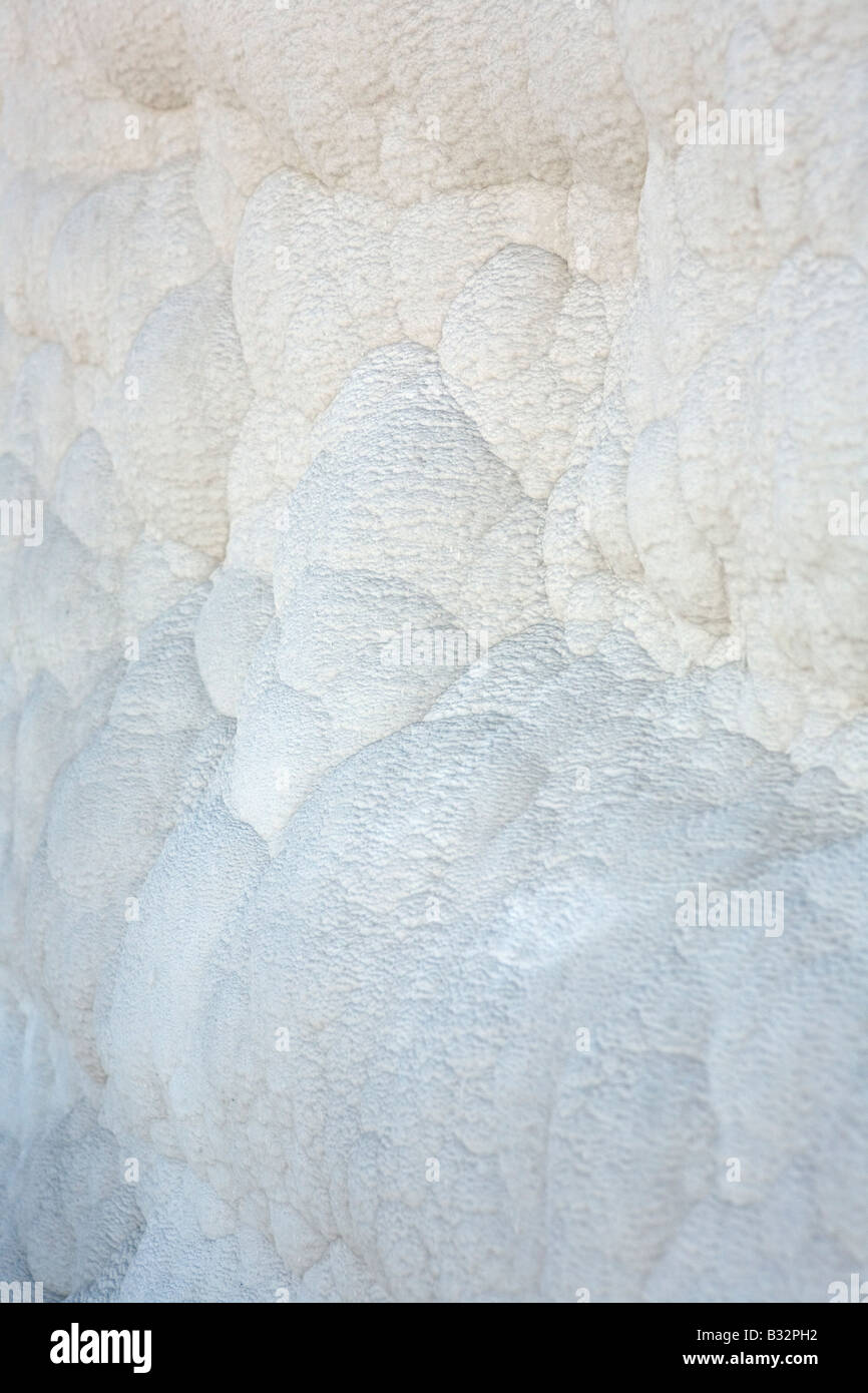 Mineral formations at the calcite terraces and sulphur water pools at ...