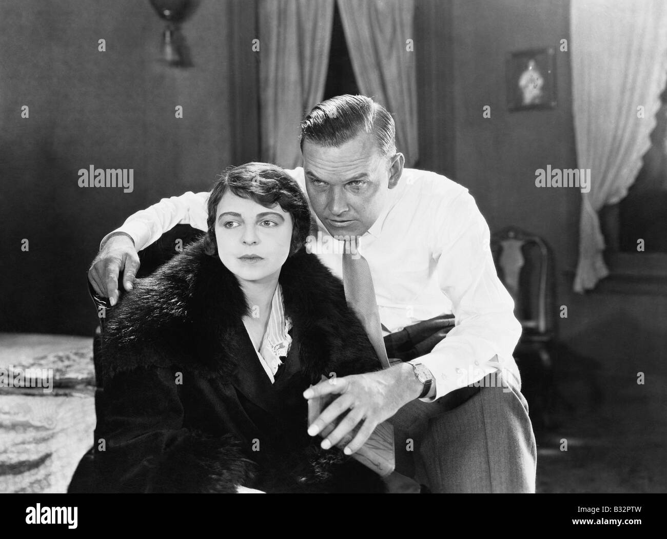 Man telling Black and White Stock Photos & Images - Alamy