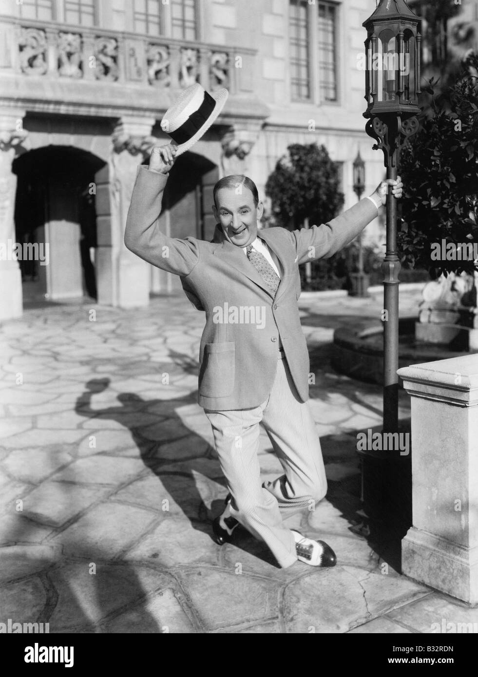 Man straw hat in Black and White Stock Photos & Images - Alamy