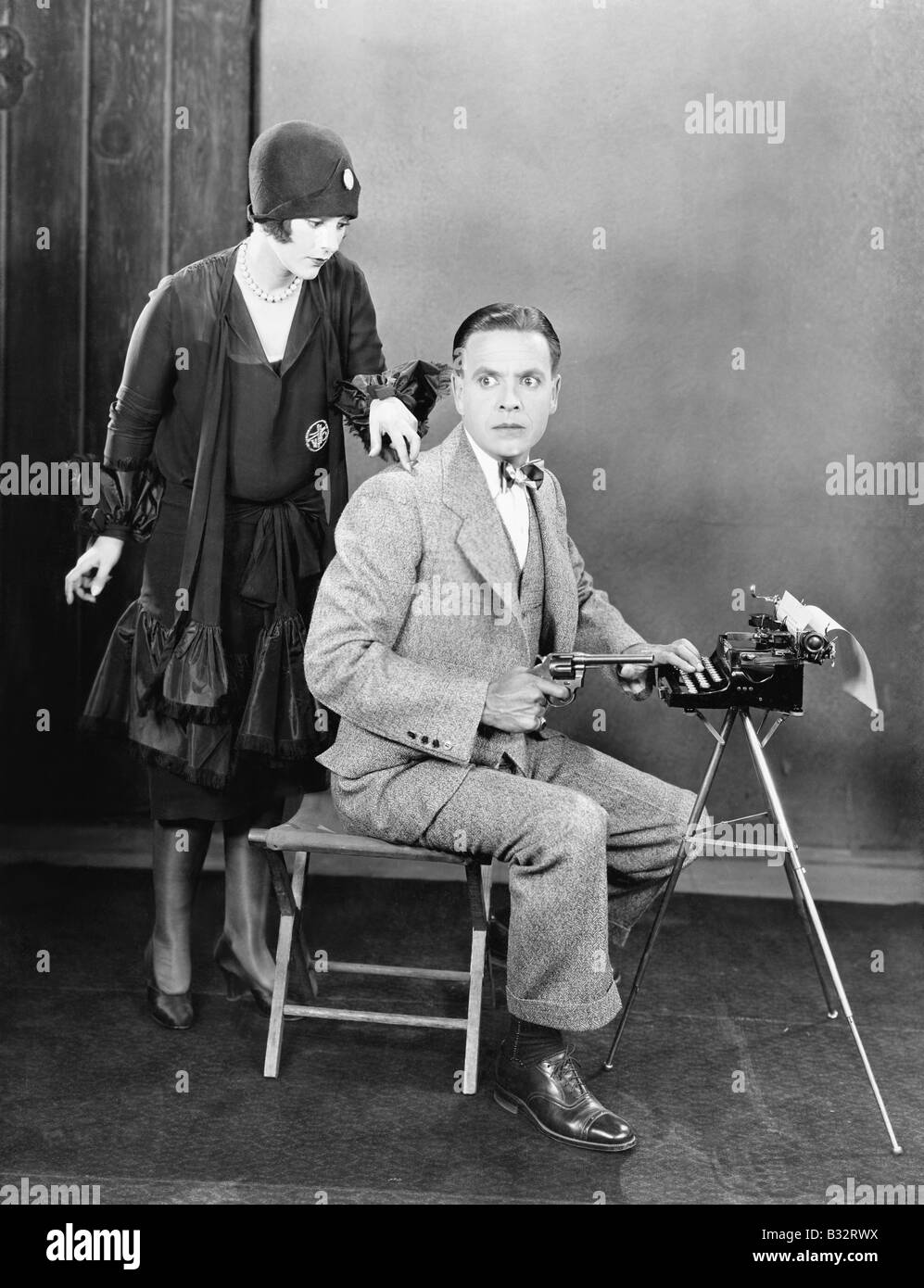 Shoulder tapping Black and White Stock Photos & Images - Alamy