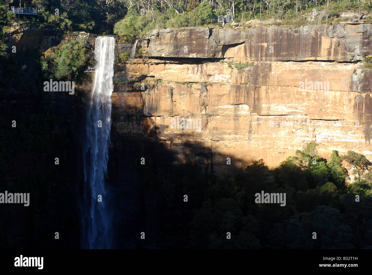 Dramatic waterfall at Fitzroy Falls NSW australia Stock Photo - Alamy