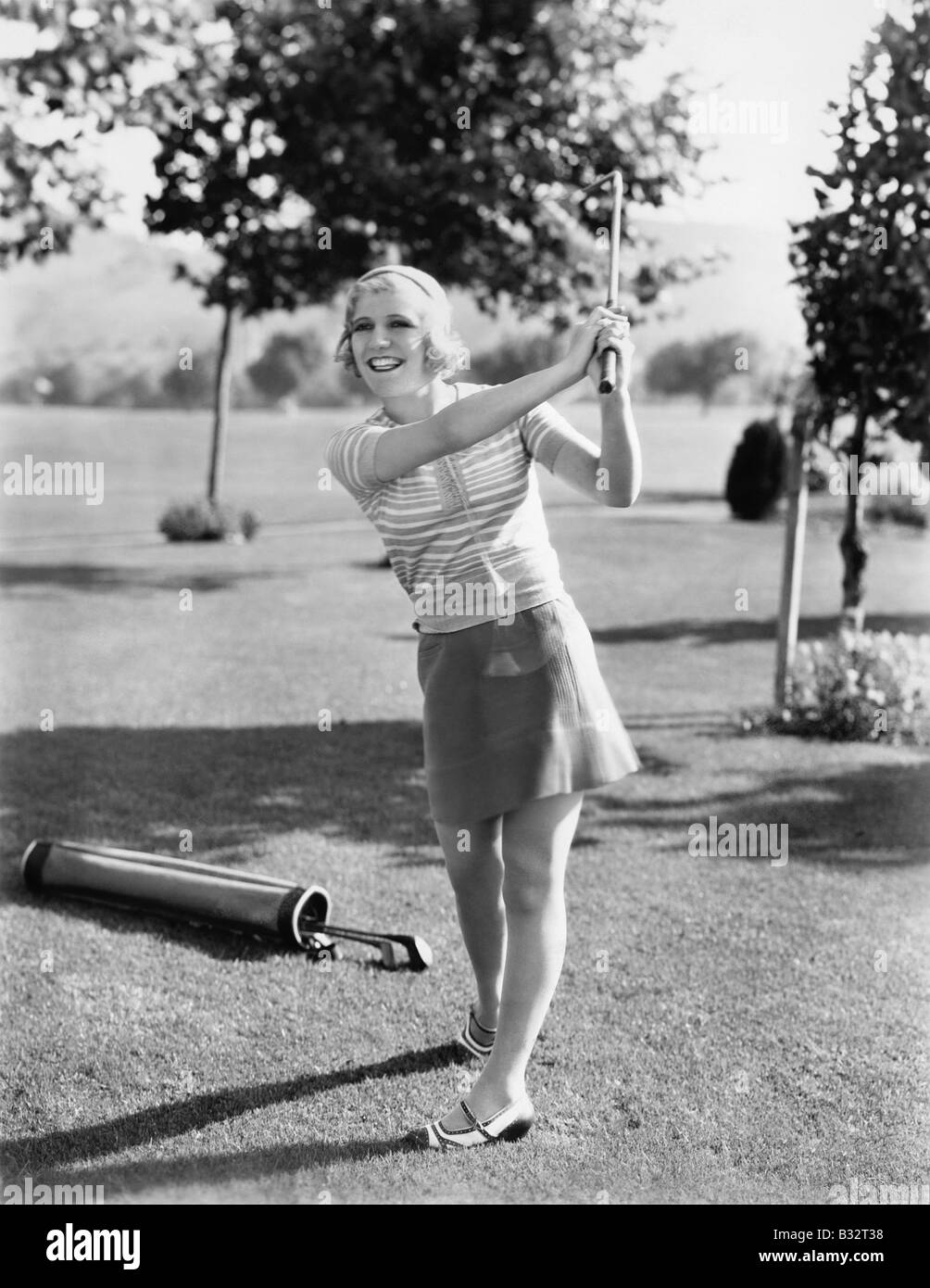 Golf course equipment Black and White Stock Photos & Images - Alamy